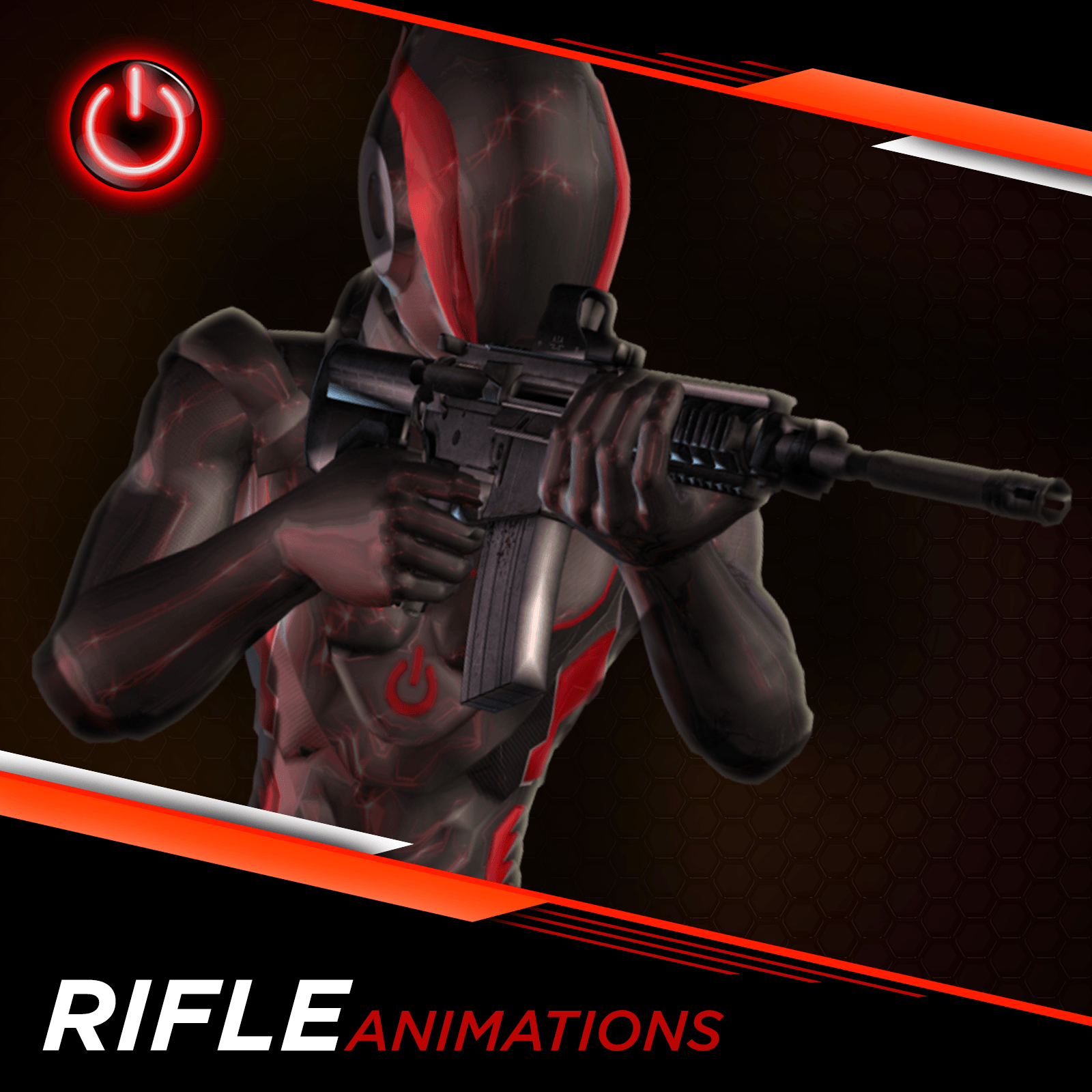Rifle Animation Pack - Animated Gun Mocap for FPS Games
