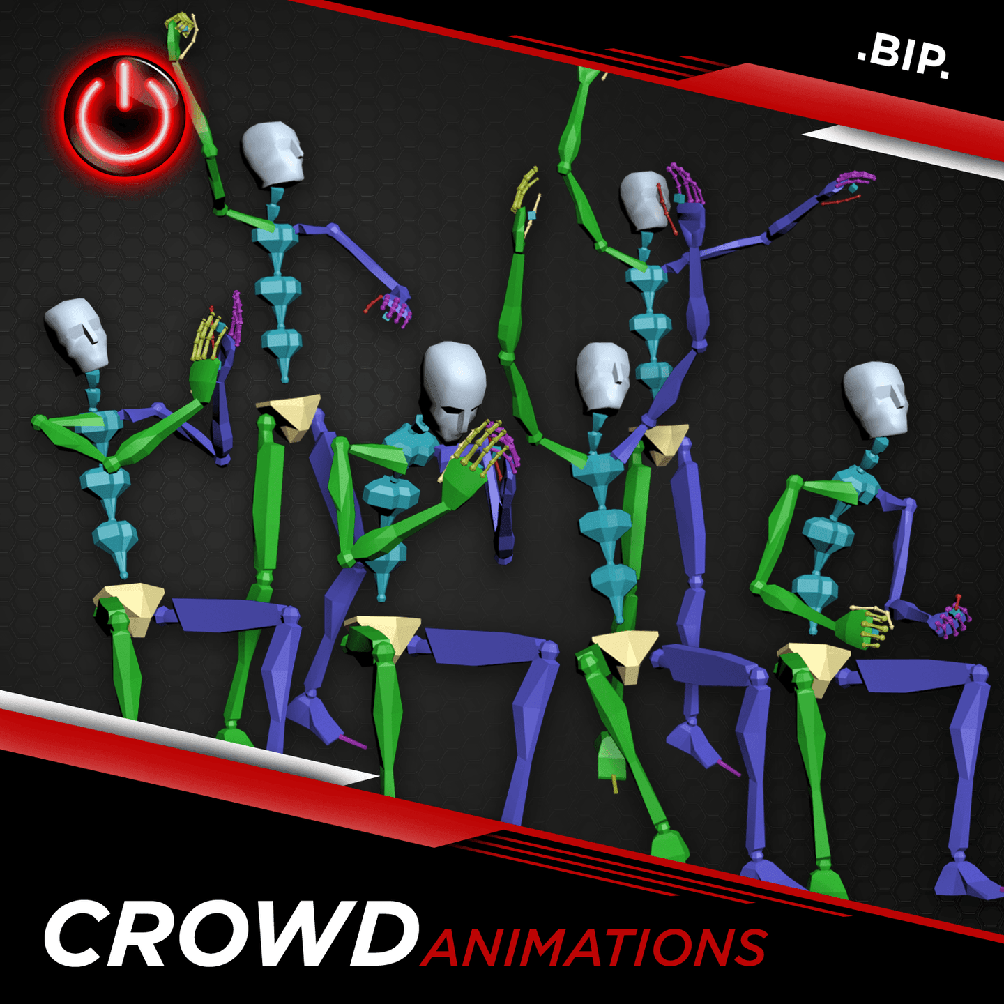MoCap Online: BIP Animation Library for 3DS Max