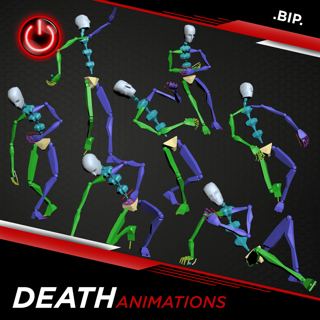 Death Animations: 3D Character Animation Pack – MoCap Online