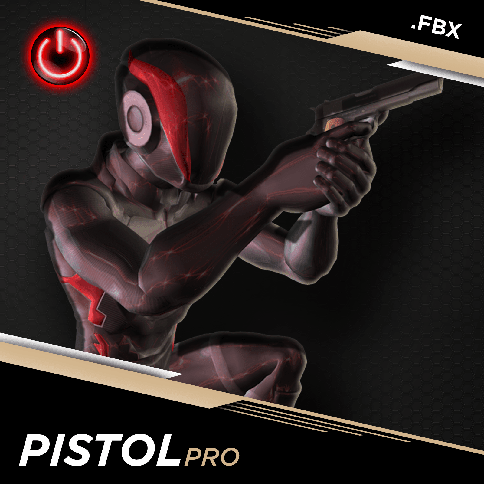 [FBX] Pistol Pro: MoCap 3D Animation Pack - Maya, Motionbuilder, Blender – MoCap Online